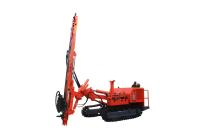 China 80m Drilling Depth DTH Drilling Rig 102HP Diesel Engine Blast Hole Drill Rigs for sale