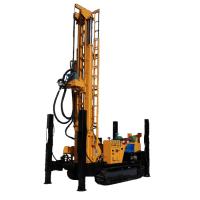 China 400m Depth Steel Crawler Mounted Water Well Drilling Machine 92KW Yuchai Engine for sale