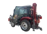 China 260m Full Hydraulic Trailer Mounted Water Well Borehole Drilling Rig Machine For Mud And Air Drilli for sale