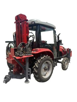 China 2000mm Feed Stroke Borehole Drilling Machine With 260m Depth Hydraulic Trailer Mounted Water Well Drilling Rig for sale