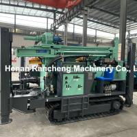 China 300m Depth 350mm Diameter Water Well Crawler Type Drilling Rig Machine With Full Hydraulic Control for sale