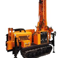 China 200m 5800Kg Hydraulic Water Well Drilling Machine With 58KW Diesel Engine And 5T Lifting Force for sale