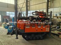 China 180m Mini Crawler Water Well Drilling Rig with 77.3KW YuChai Engine for Borehole for sale