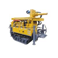 China Mini Portable Crawler Water Well Drilling Rig Machine with Mud Pump and Air Compressor for sale