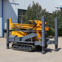 China 55KW Power 180m Deep Crawler Mounted Water Well Drilling Rig Machine for sale