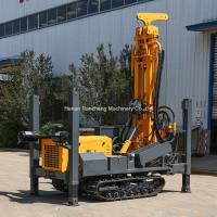 China 55KW Power 180m Deep Crawler Mounted Water Well Drilling Rig Machine for sale