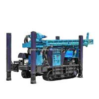 China High-Performance 350m Bore Depth Crawler-Mounted Water Well Drilling Machine With 91KW Yuchai Engine for sale