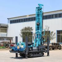 China 280m Bore Depth Hydraulic Crawler Water Well Drilling Rig Machine for sale