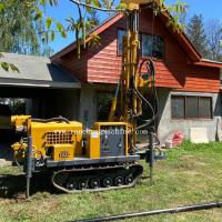 China High Drilling Efficiency 150m Deep Diesel Hydraulic Drilling Rig Mountain And Rock Water Well Drilling Rig Machine for sale