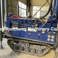 China Depth 180m Mini Crawler Borehole Drilling Rig Machine With 77.3KW Diesel Engine for sale