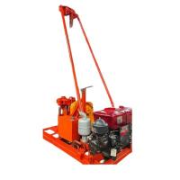 China 100-150m Depth  75mm-130mm Diameter Core Rig With 10.6KW 15HP Changchai for sale