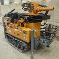 China 42KW Diesel Engine Small Crawler Mounted Water Well Drilling Rig Machine for sale