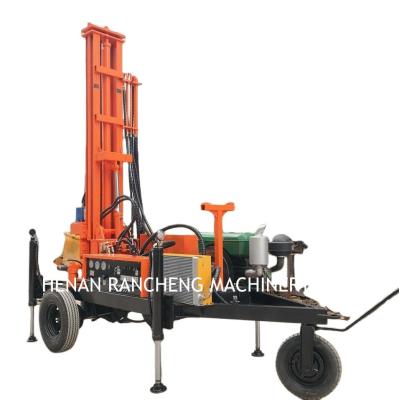 China Max Depth 150m Trailer-mounted Water Well Small Borewell Drilling Rig Machine for sale