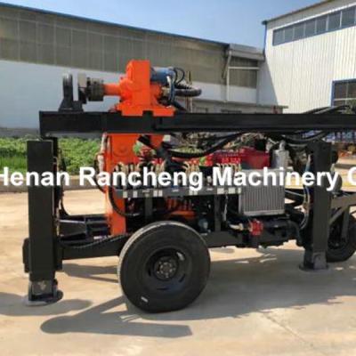 China Water Well Drill Rig Crawler Wheel Hydraulic Rock Soil Drilling DTH Tools for sale