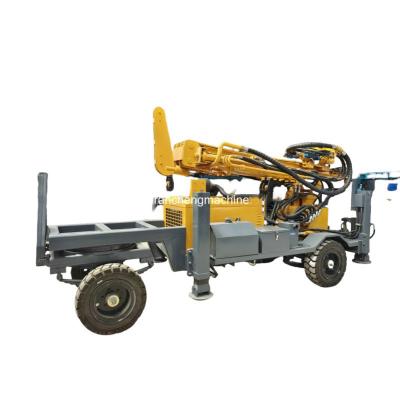 China 220m Four-Wheel Drive Trailer Mounted Borehole Water Well Drilling Rig Machine for sale