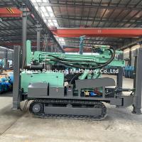 China Hydraulic 300m Depth Crawler Mounted Water Well Drilling Rig Machine With 85KW Diesel for sale