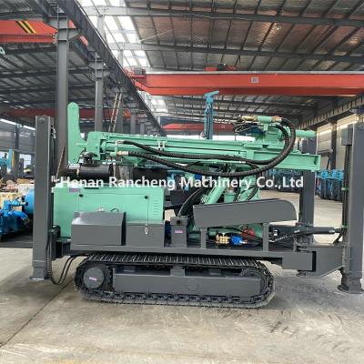 China DTH Drilling Rig 300m Bore Depth  Crawler Mounted Machine With 85KW Engine for sale