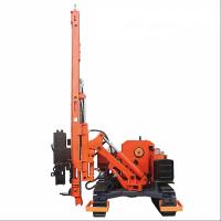 China 20 - 100m Depth Crawler Hydraulic Solar Pile Driver With 7000N.M Torque for sale