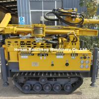 China 42KW Diesel Engine Small Crawler Mounted Water Well Drilling Rig Machine for sale