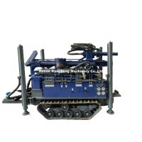 China Depth 180m Mini Crawler Borehole Drilling Rig Machine With 77.3KW Diesel Engine for sale
