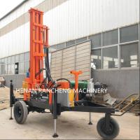 China 150m Hydraulic Trailer Mounted Water Well Drilling Machinery with 32HP Diesel Engine for sale