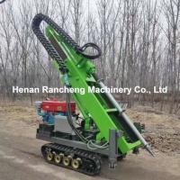 China 30m Deep Solar Pile Driver Equipment With 25HP Diesel Engine for sale