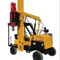 China Solar Pile Driver With 39KW Engine For 170 Cm Depth And 2.8T Vehicle Weight for sale