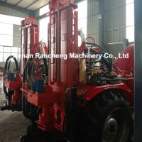 China Tractor Mounted Water Well Drilling Machine 260m Full Hydraulic Borehole Rig for sale