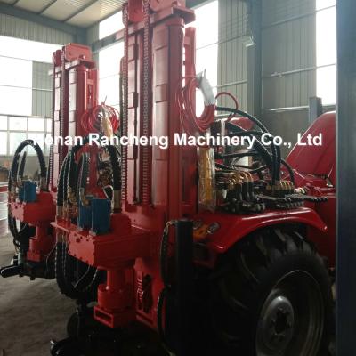China Tractor Mounted Water Well Drilling Machine 260m Full Hydraulic Borehole Rig for sale