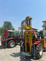 China Portable Tractor Mounted Hydraulic Drilling Rig For Water Well Rock Drill for sale