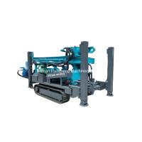 China 350m Deep Crawler-Mounted Borehole Water Well Drilling Rig Machine for sale