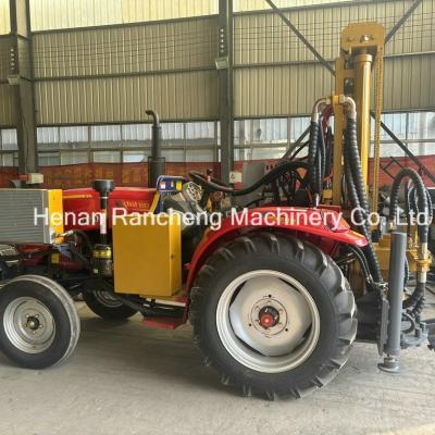 China 200/260m 254mm Tractor Mounted Four Wheels Big Power Water Well Drilling Rig for sale