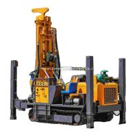 China Bore Depth 300m Power 85KW Hydraulic Water Drilling Rig Machine for sale