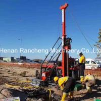 China Advanced Hydraulic Crawler Core Drilling Rig Powered By 74KW Cu-mmins for sale