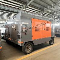 China 310SCYT 1178 Cfm Portable Screw Air Compressor 4 Wheels For Water Well for sale