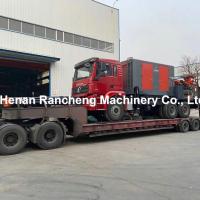 China DTH Truck Water Well Drilling Rig Machine With Air Compressor For 200m for sale