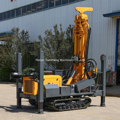 China Hydraulic Crawler Mounted 200m Borehole Drill Wells Water Well Drilling Rig for sale