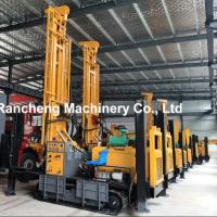 China 800m Depth Crawler Pneumatic Water Well Drilling Rig With Air Compressor Or Mud Pump for sale
