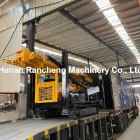 China 800m Depth Crawler Pneumatic Water Well Drilling Rig With Air Compressor Or Mud Pump for sale