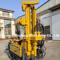 China 150m Drilling Depth Pneumatic DTH Crawler Drilling Rig For Water Well Drilling Rig Machine Driven By Diesel Engine for sale