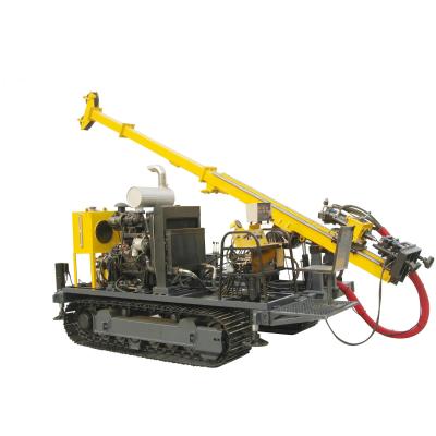 China 2200rpm Speed Hydraulic Crawler Core Drilling Rig Powered By 74KW Cu-mmins Diesel Engine for sale