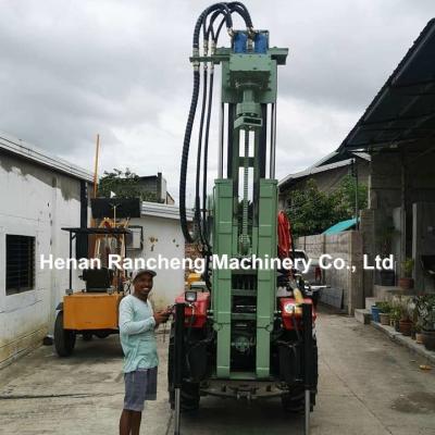 China 200m Tractor Mounted Deep Water Well Drilling Rig  45HP Diesel Engine Hydraulic Water Well Drilling Machine for sale