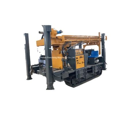 China EU Standard Drilling Depth 400 Meters High Hydraulic Crawler Water Well Drilling Rig for sale