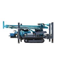 China Depth 450m High Hydraulic Leg 1.6m Rubber Track Water Well Drilling Rig for sale