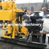 China 130m / 150m / 200m Depth Small Borehole Drilling Rig With 18T Rated Load for sale