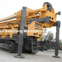 China Hydraulic Crawler Well Drilling Machine 1000m Pneumatic Borehole Rig With Diesel Engine for sale