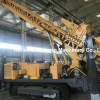 China Hydraulic Crawler Well Drilling Machine 1000m Pneumatic Borehole Rig With Diesel Engine for sale