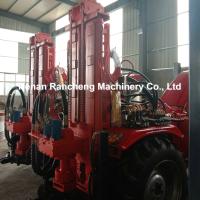 China Full Hydraulic Tractor Mounted Water Well Drilling Rig 300m Depth for sale