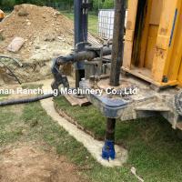 China 150m Hydraulic Water Well Drilling Machine For 17 - 31m³/Min Air Consumption for sale