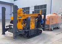 China 800m Deep Hydraulic Crawler Water Well Drilling Rig with 154KW Cu-mmins Engine for sale